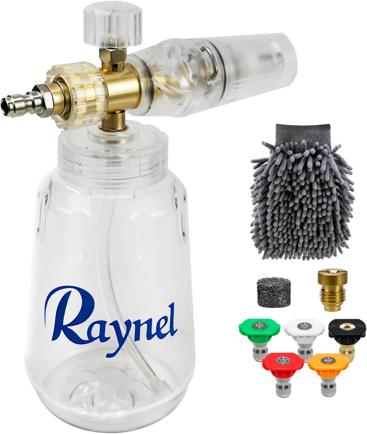 Amazon.com: RAYNEL Foam Cannon for Pressure Washer, Adjustable Snow ...