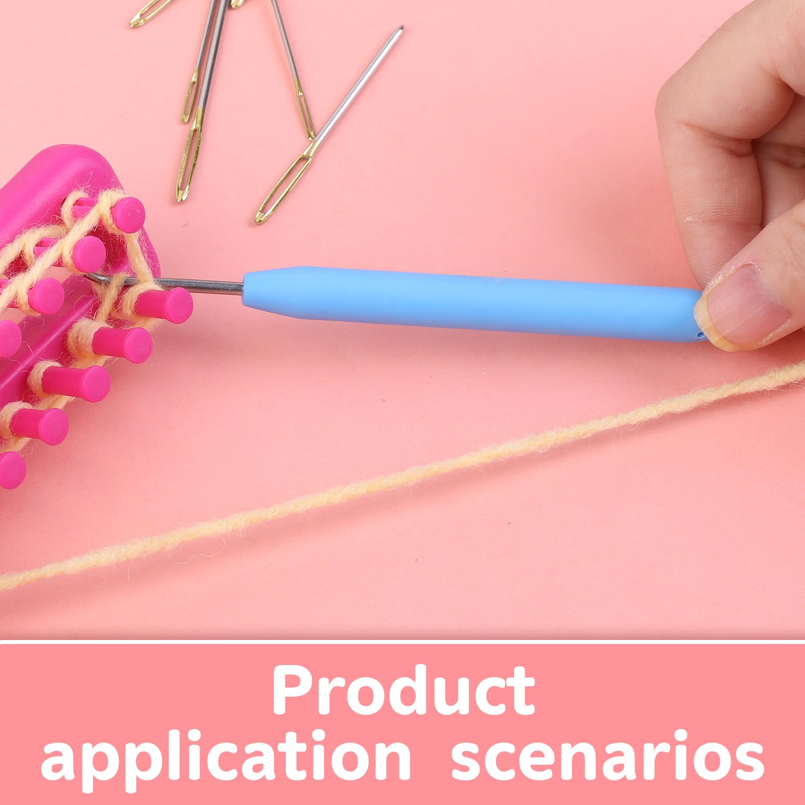 Snapklik.com : Loom Needle, Loom Hook Set, Colorful Knitting Loom Hook ...