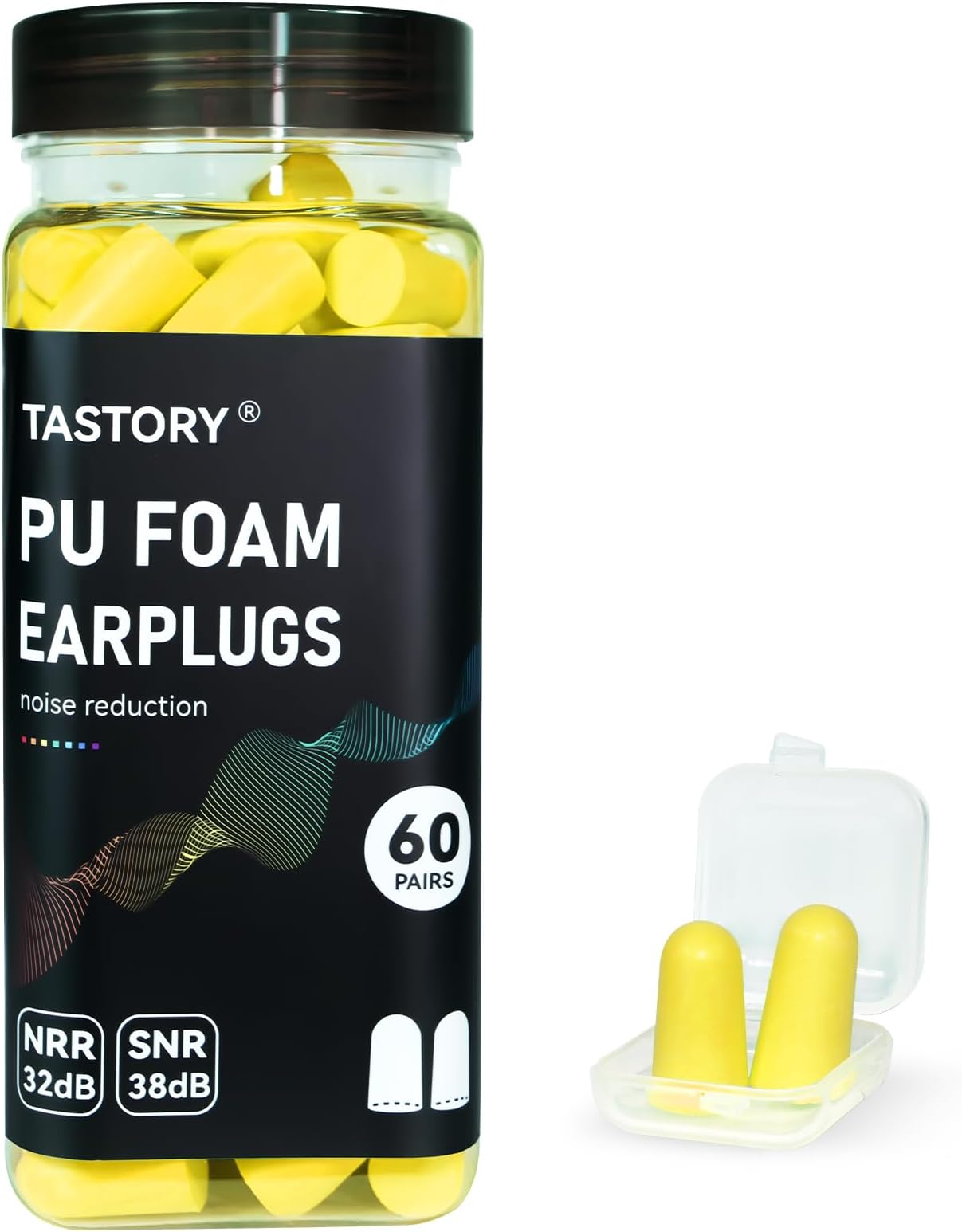 Amazon.com: LYSIAN Ultra Soft Foam Earplugs Sleep, Noise Cancelling Ear ...