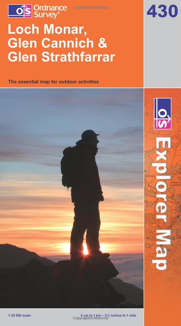 Exp 430 Loch Monar, Glen Cannich (Explorer Maps): Ordnance Survey ...