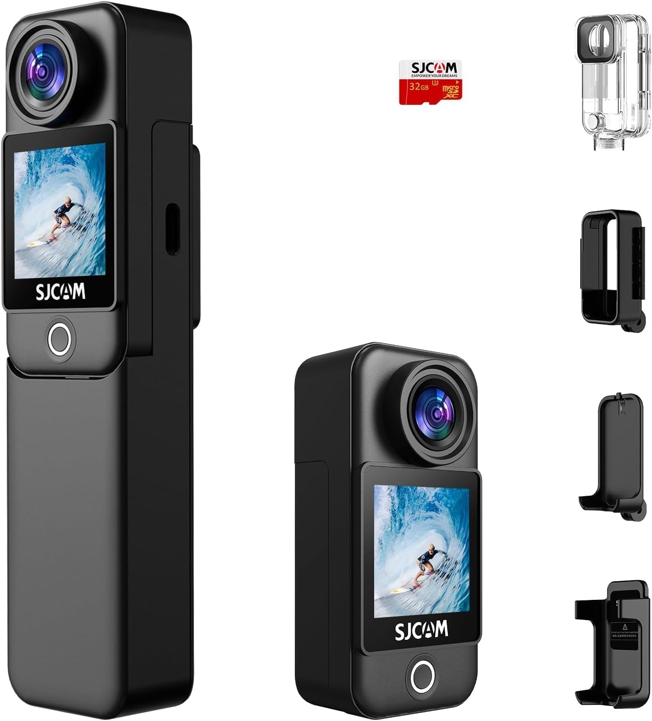 SJCAM C300 Caméra Sport 4K30FPS 20 MP, Caméra Action avec Double Écran ...