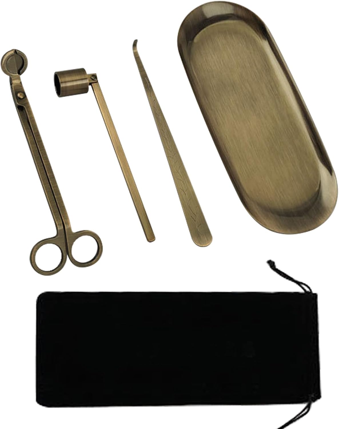 Amazon.com: MrMrKura 4 in 1 Candle Accessory Set, Candle Snuffer ...