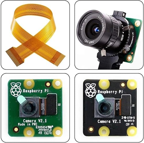 Raspberry Pi Camera Cable, FPC Cable Ribbon Flex Extension Cable 15 Pin ...