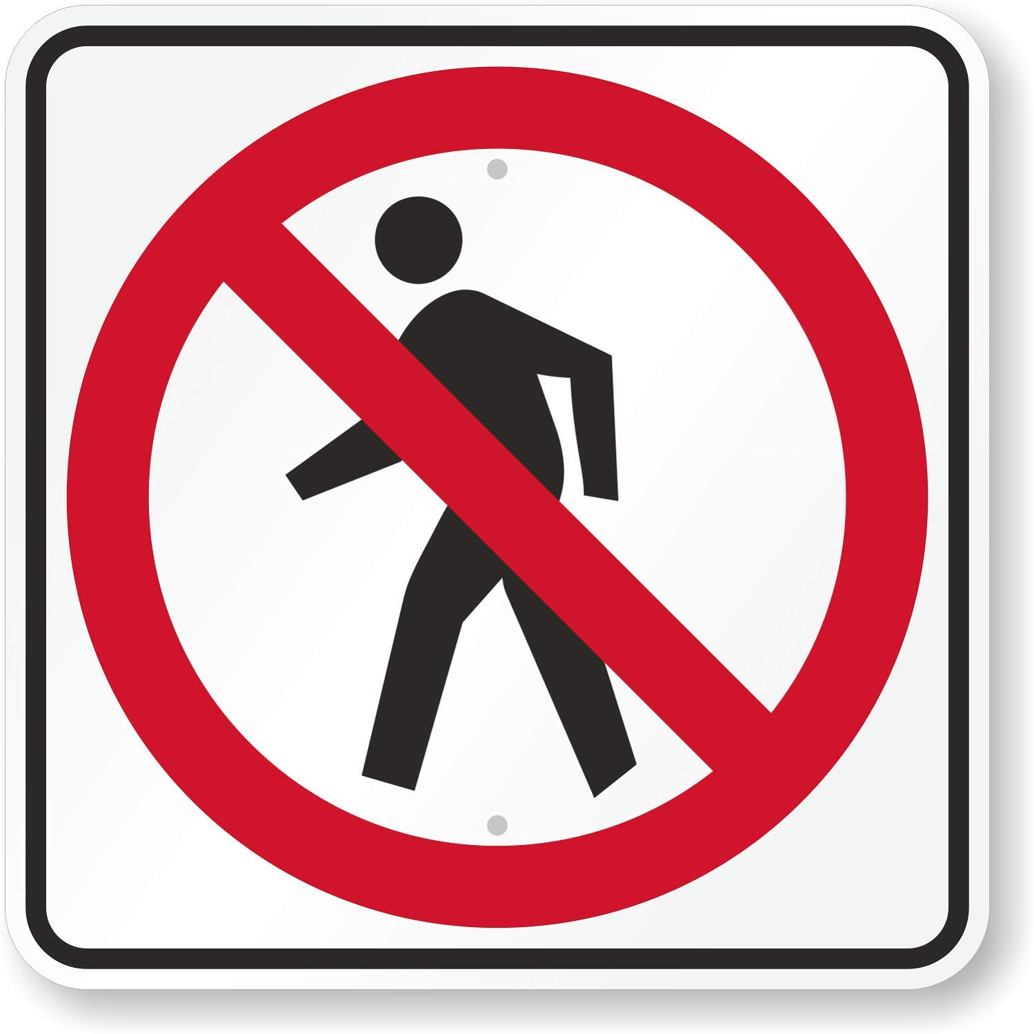 SmartSign MUTCD # R9-3a 3M Engineer Grade Reflective Sign, "No ...
