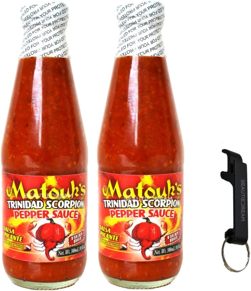 Amazon.com : Matouks Hot Sauce Variety Pack 5 oz: West Indian Hot Sauce ...
