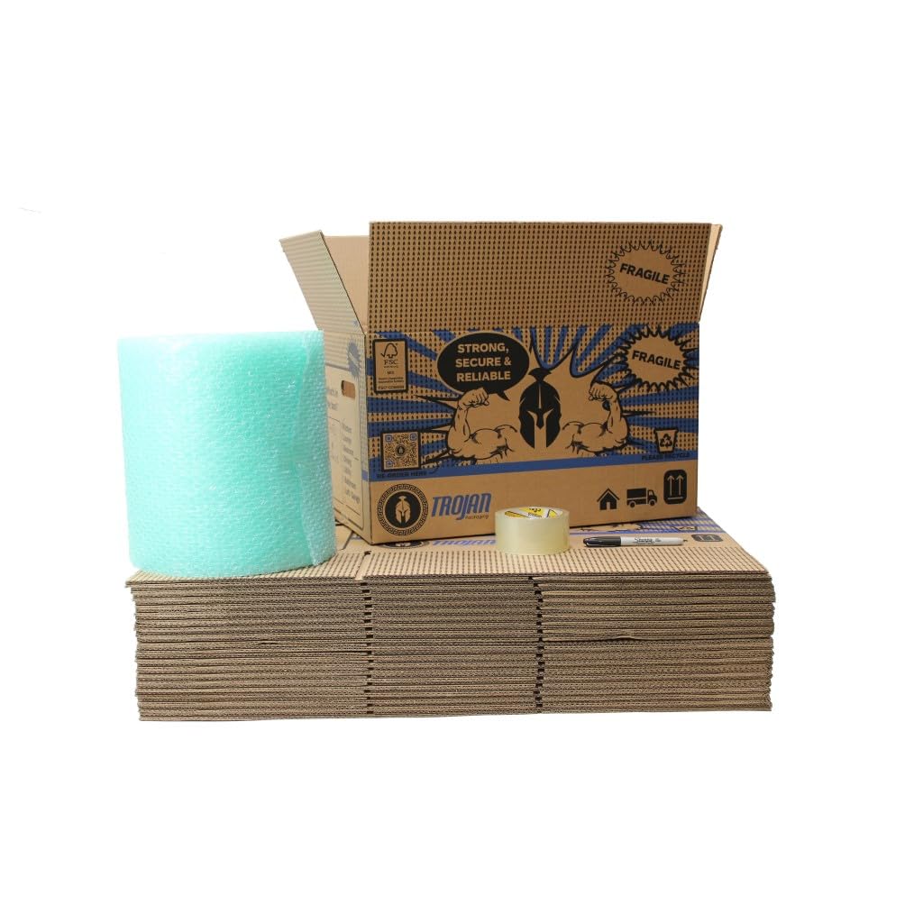 Trojan Home Moving Kit Large - Contains 20 Strong Packing Boxes ...