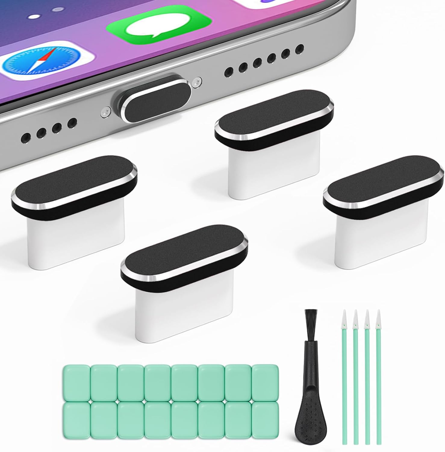 Amazon.com: Joremx USB C Dust Plug, 4 Pack Type C Anti Dust Plug Cover ...