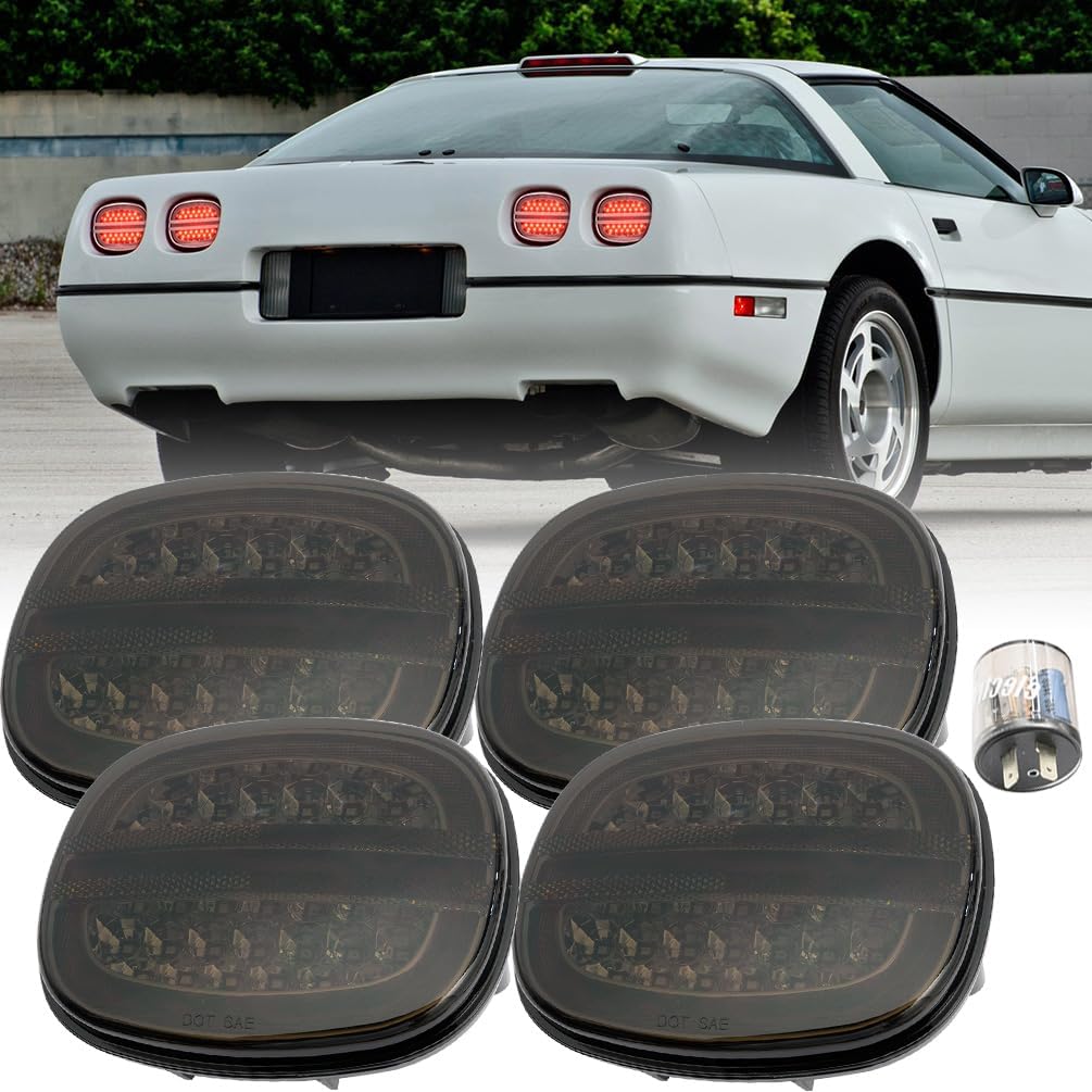 Amazon.com: NJSBYL LED Tail Light Assembly For 1990-1996 Chevy Corvette ...