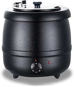 Amazon.com: 10L Countertop Electric Soup Kettle, Commercial Soup Warmer ...