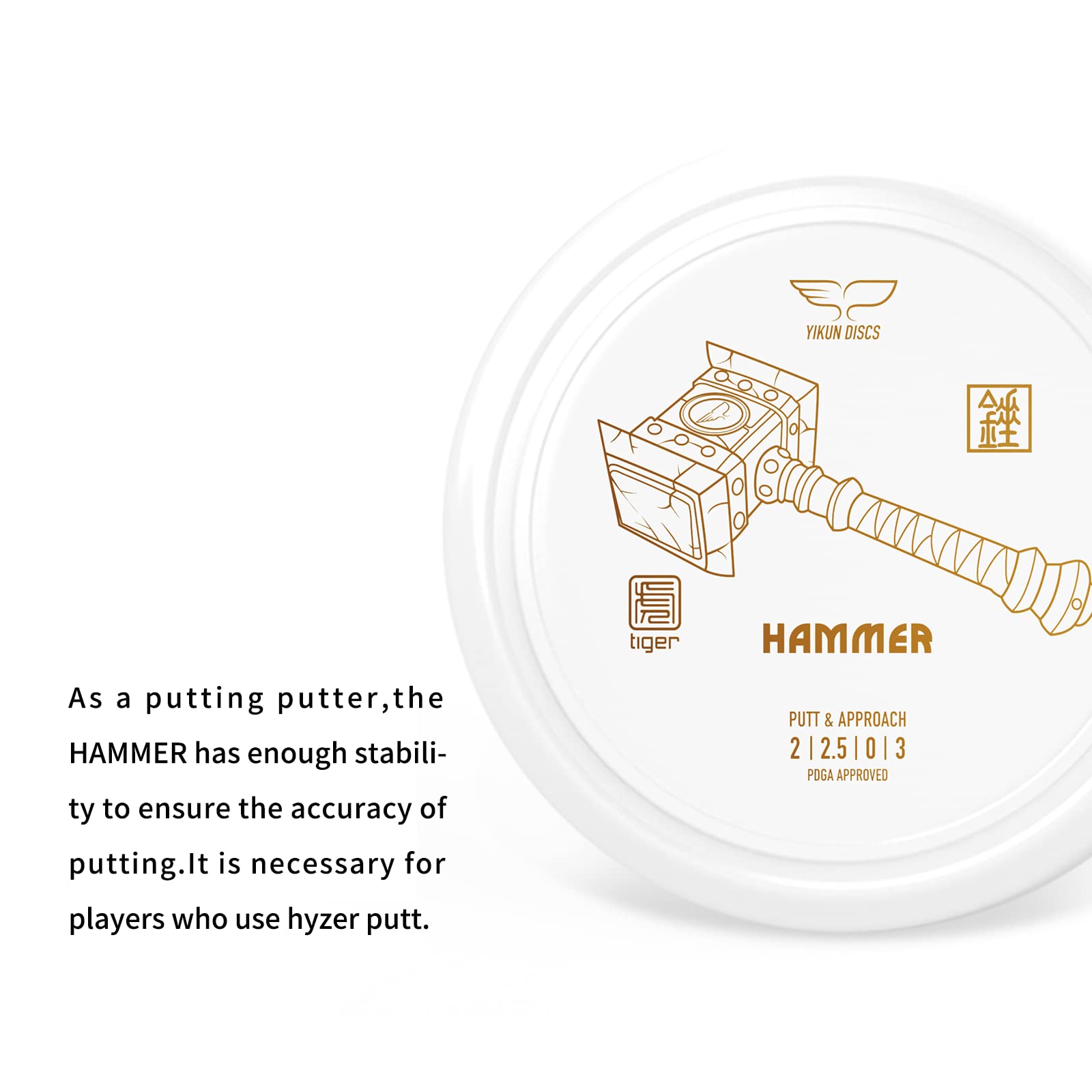 Snapklik.com : Yikun Hammer Golf Disc PDGA Approved - Limited Edition ...