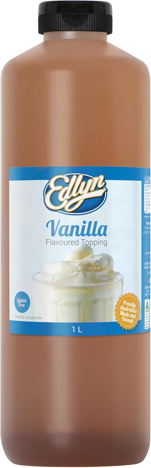 Edlyn Vanilla Flavoured Topping 1 Litre : Amazon.com.au
