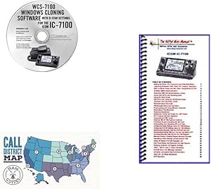 Amazon.com: Icom IC-7100 Accessory Pack Bundle - WCS 7100 Programming ...