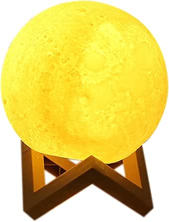 Moon Light Balls Lamp | DIY Moon Night Light with Wooden Stand - Moon ...