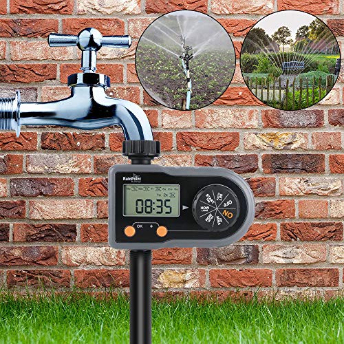 BORUIT Garden Irrigation Timer 2.5 Inch LCD Watering Timer Automatic ...