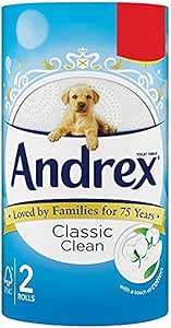 Andrex T/Rolls 2 Pack White : Amazon.co.uk: Grocery