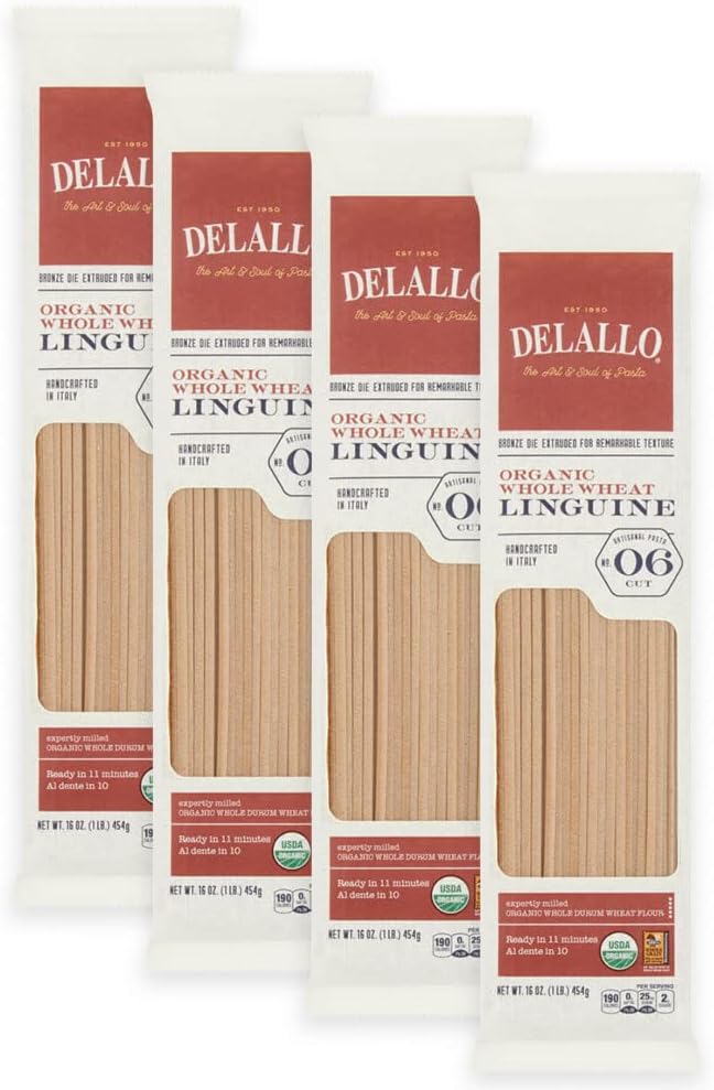 Amazon.com : DeLallo Organic Whole Wheat Elbow Macaroni, 1lb Package, 8 ...