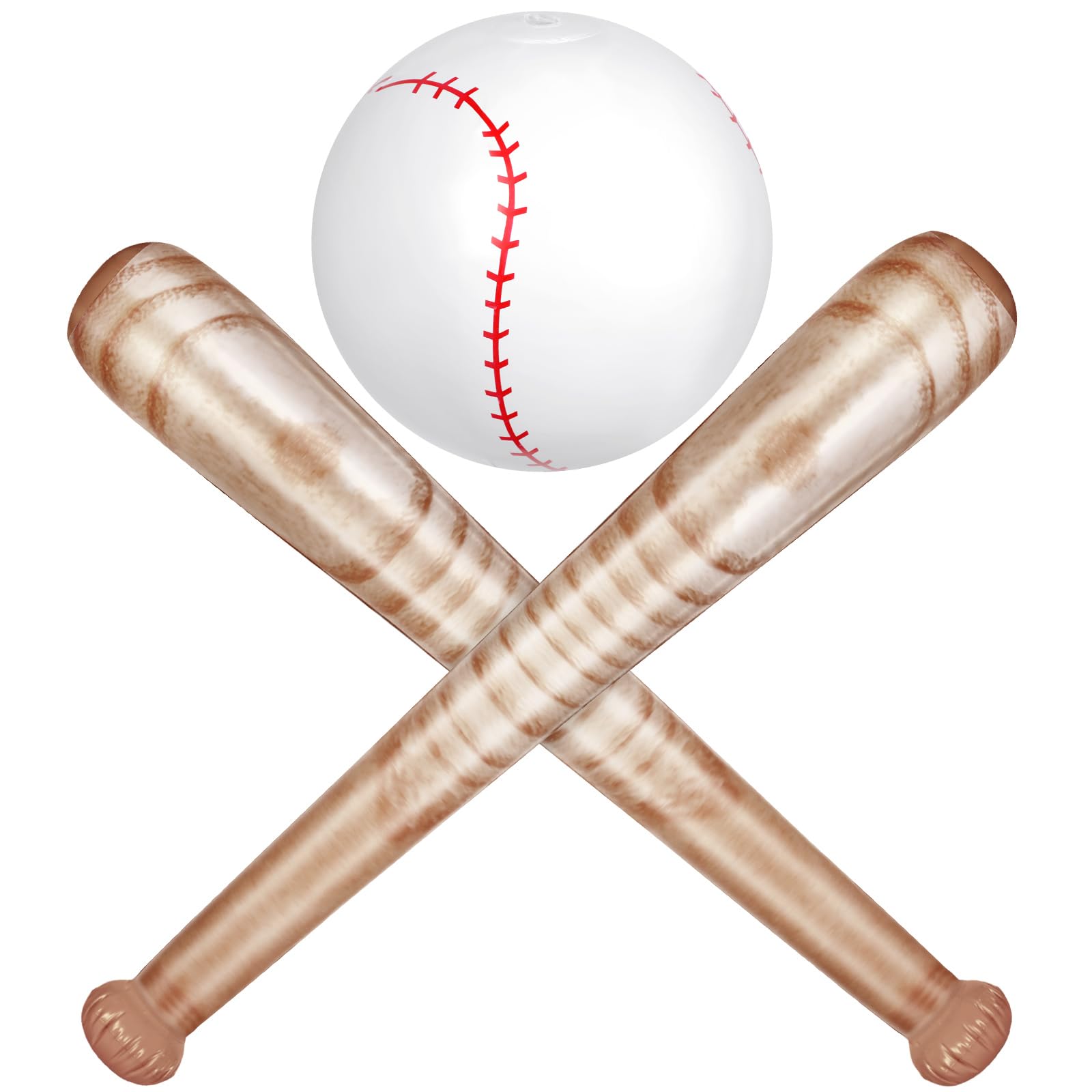 Snapklik.com : Lewtemi 3 Pcs Set Of Inflatable Baseball Bat Beach Ball ...