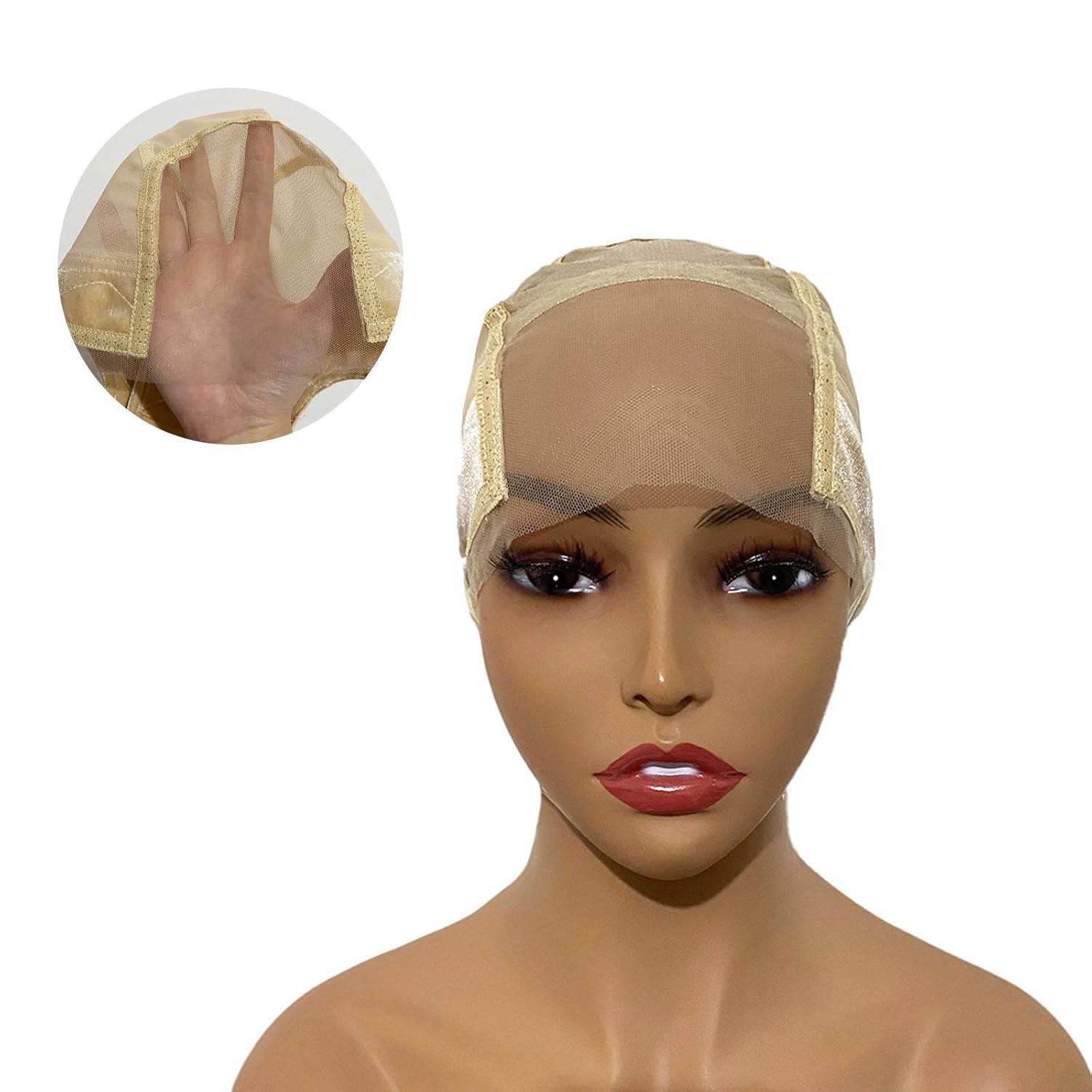 Amazon.com : Lace Wig Grip Cap for Women 4x5 Transparent Lace Reusable ...