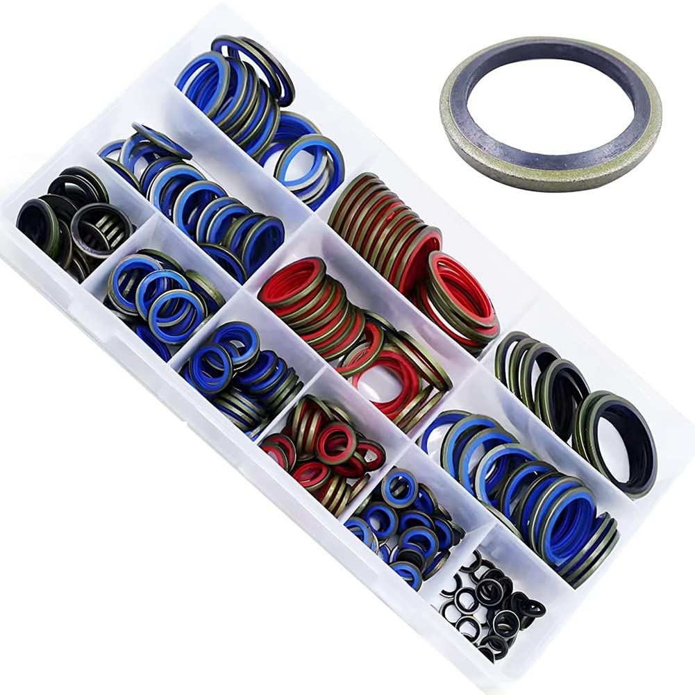 Amazon.com: ALOEU Arandela de sellado de goma Arandela de sellado ...