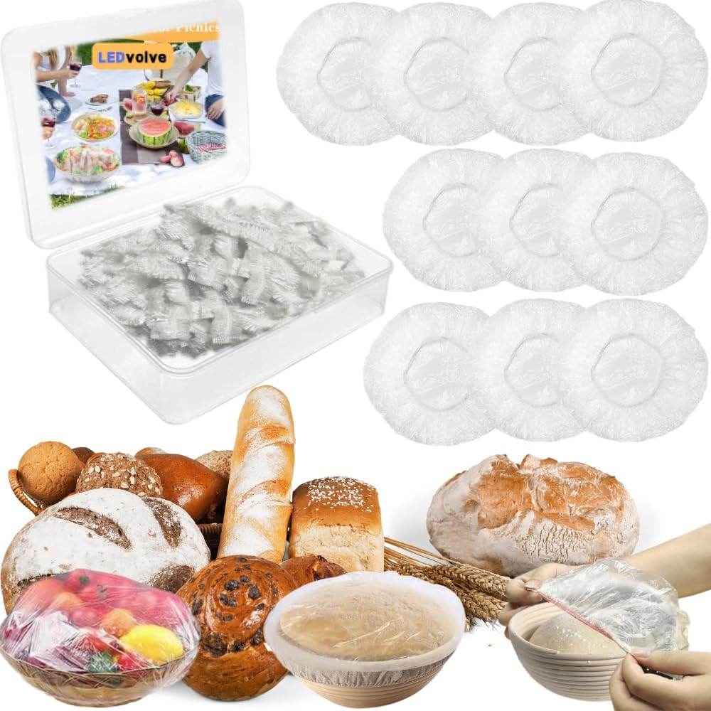 Amazon.com: LEDvolve 50PCS Bowl Covers for Bread Proofing, Disposiable ...