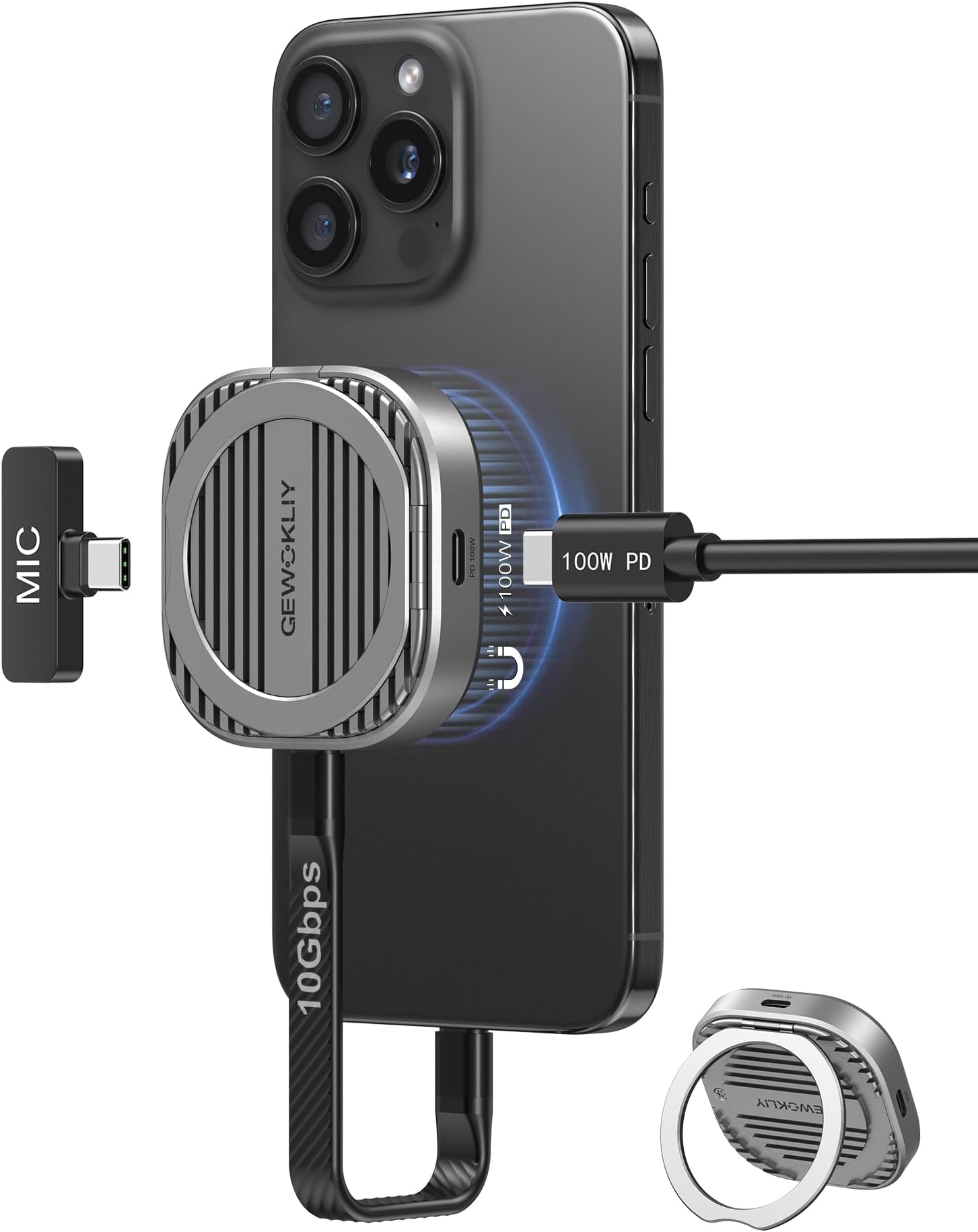 Amazon.com: BENFEI 10Gbps Magnetic M.2 NVME SSD Enclosure Supports 10s ...