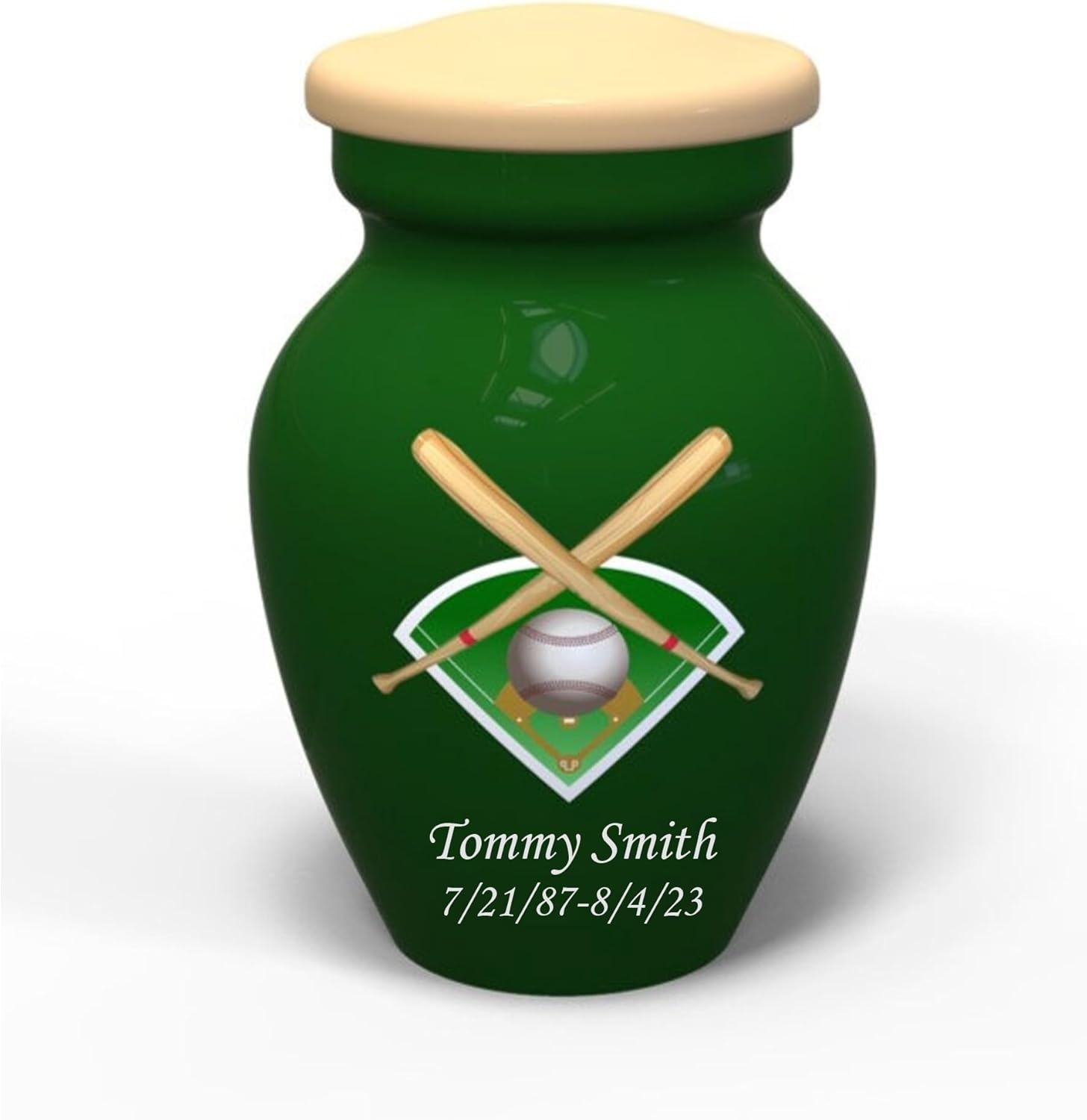 Amazon.com: Baseball Lover's Cremation Urn, Adult Size Baseball Urn ...