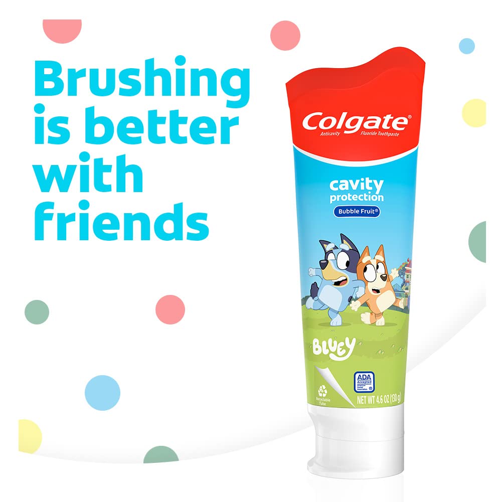 Kids Toothpaste with Fluoride, Anticavity & Cavity Protection ...