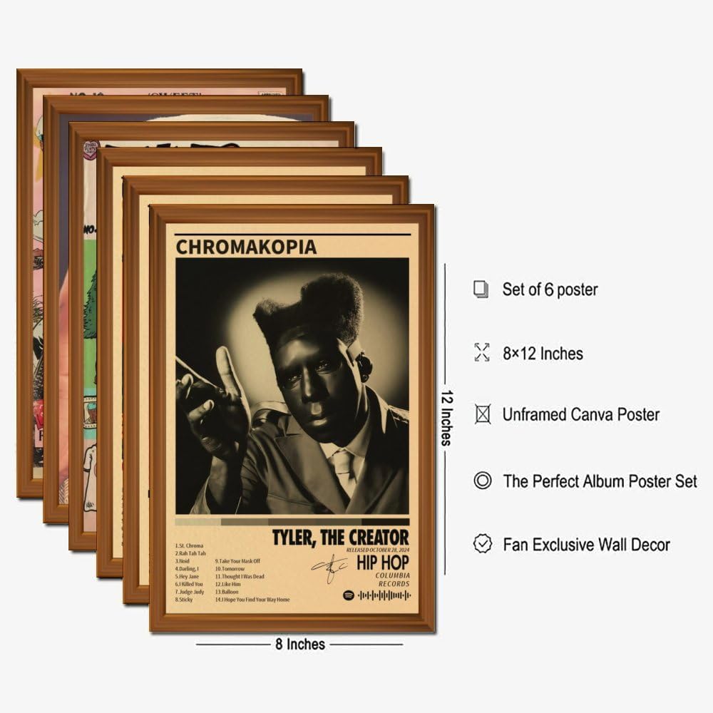 Tyler The Creator Poster Unframed (Set of 6) Philippines | Ubuy