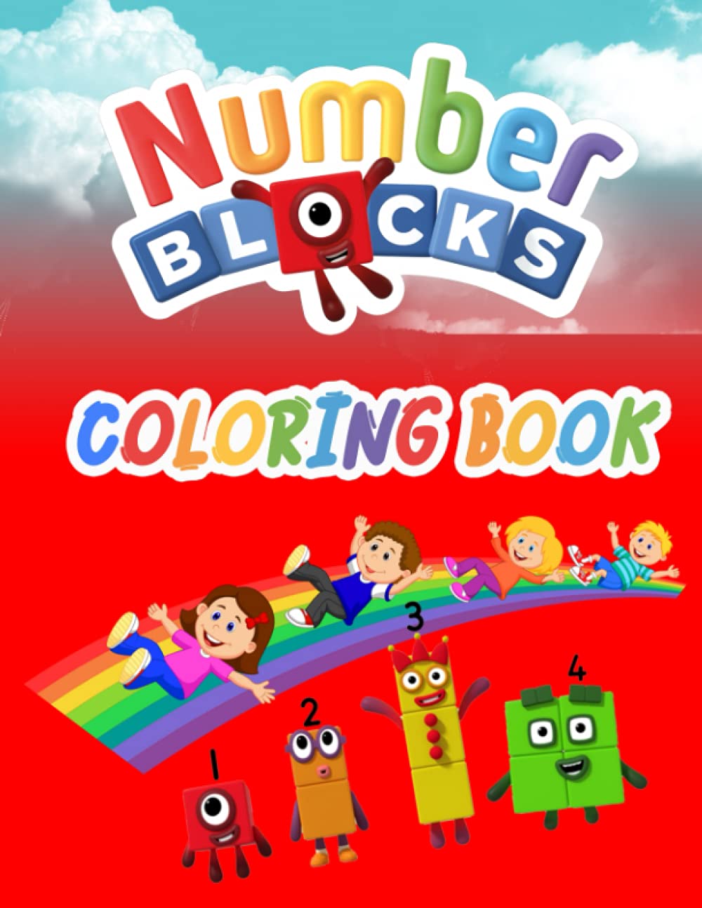 Numberblocks Coloring Book A Numberblocks Book With Random And ...
