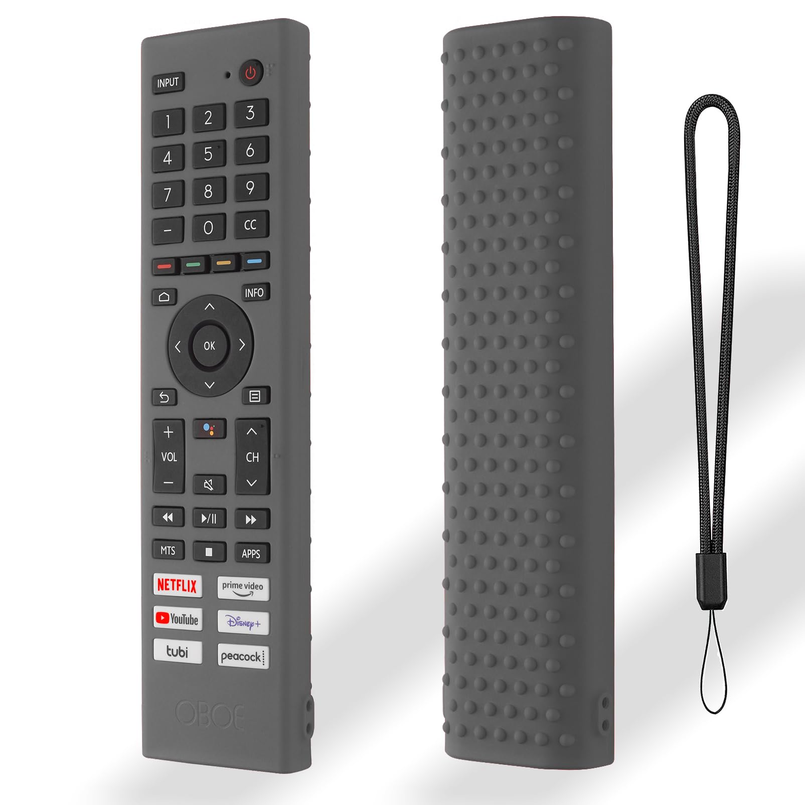 Buy Oboe Silicone Tv Remote Cover Compatible with Hisense Tv Remote ...