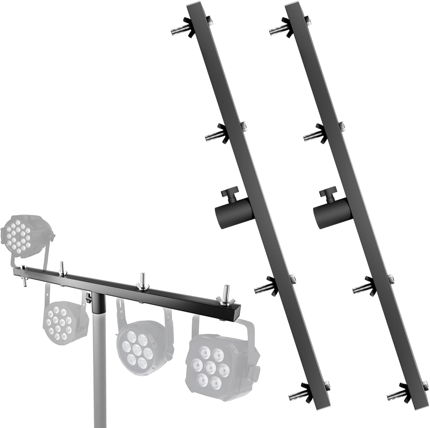 Amazon.com: Yiqiying 2 Pcs DJ Lighting Extension Cross Bar DJ Lighting ...