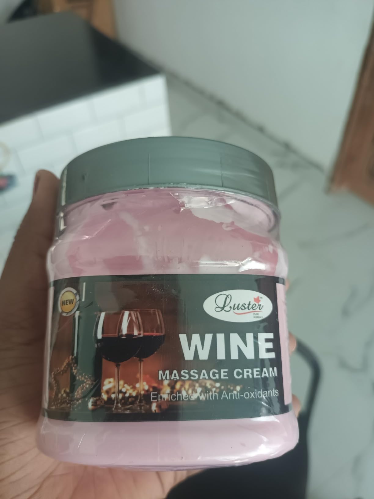 Luster Hydrating Coconut Milk Facial Massage Cream | Instant Whitenning ...