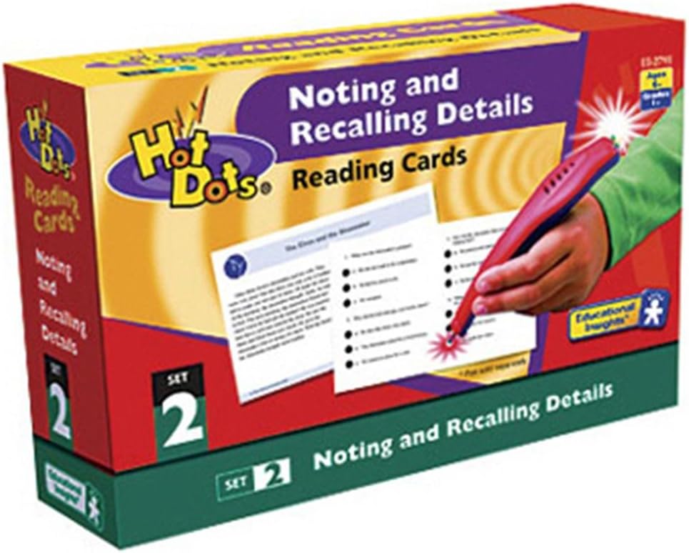 Amazon.com: Educational Insights Hot Dots Reading Comprehension- Noting ...