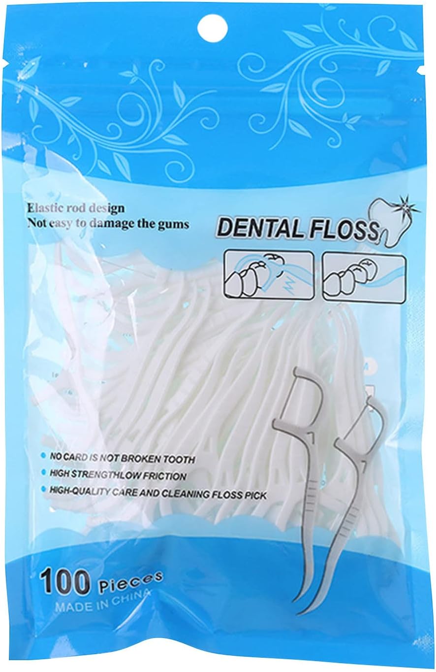Amazon.com : 50/100PC Floss Pick Dispenser, Dental Floss Sticks ...