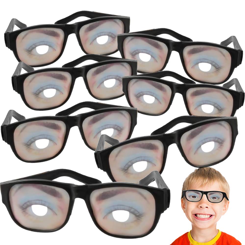 Artcreativityfunny Eyes Disguise Glasses Set Of 12 Hilarious Glasses ...
