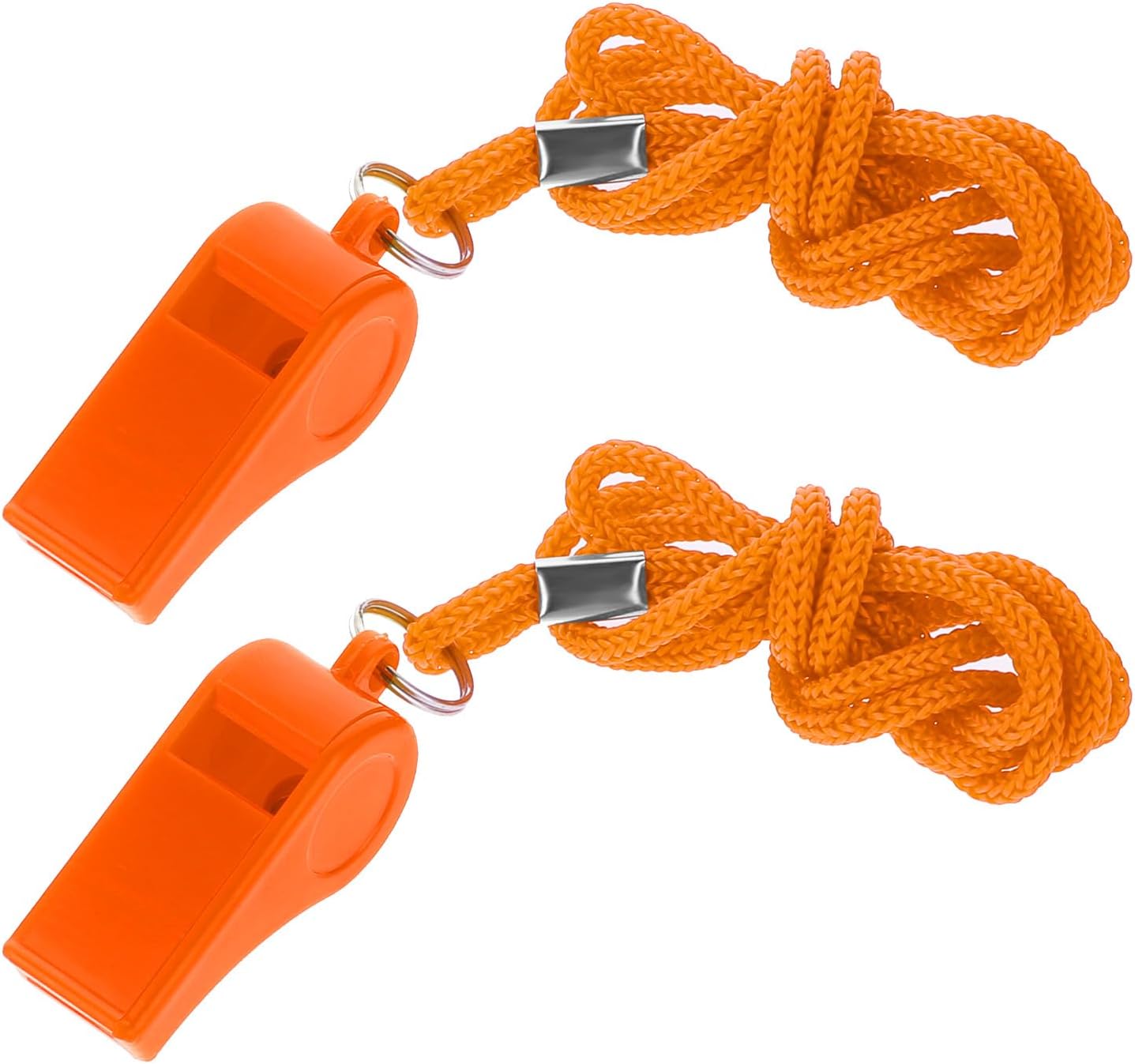Amazon.com : Aiyorse Orange Whistle, 2 Packs Whistle for Coaches, Loud ...
