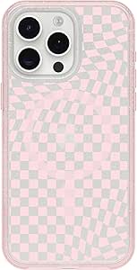 Amazon.com: OtterBox iPhone 15 Pro MAX (Only) Symmetry Series Clear Case - Checkmate (Pink ...