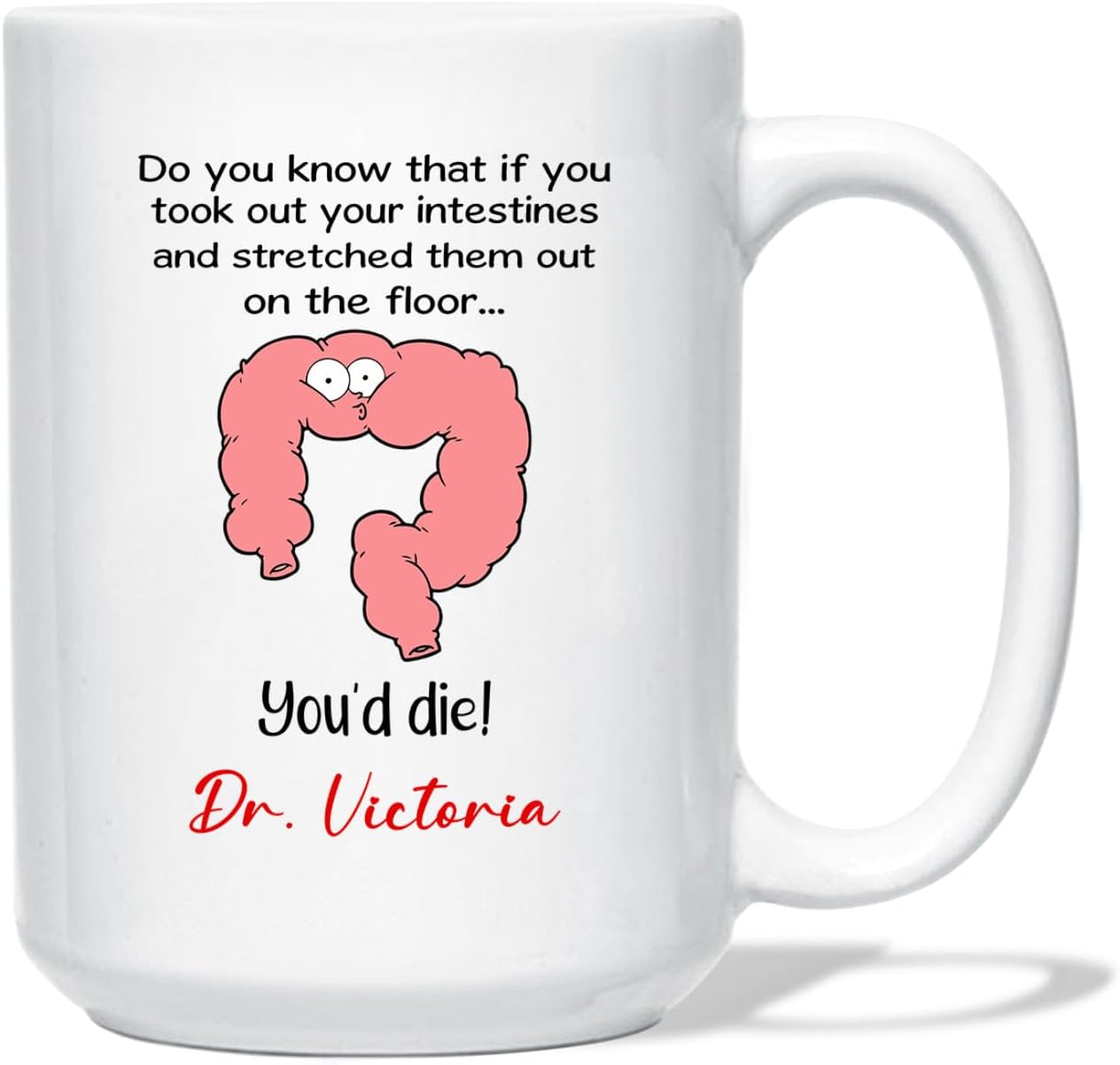 Amazon.com: Personalized Name Gastroenterologist White Coffee Mug Gifts ...