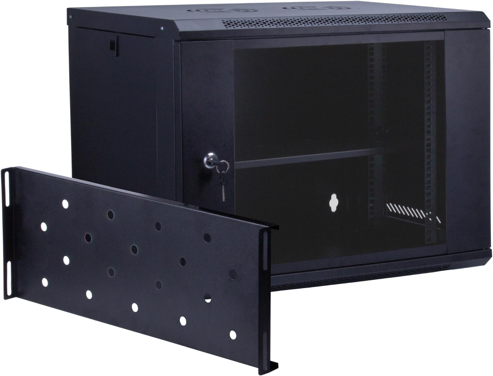 Amazon.com: NavePoint 6U Server Rack Enclosure with Glass Door, Cooling ...