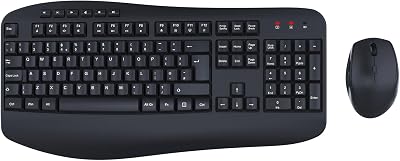 Wireless keyboard and Mouse Set,Rii RK200 Standard Full Size Wireless ...