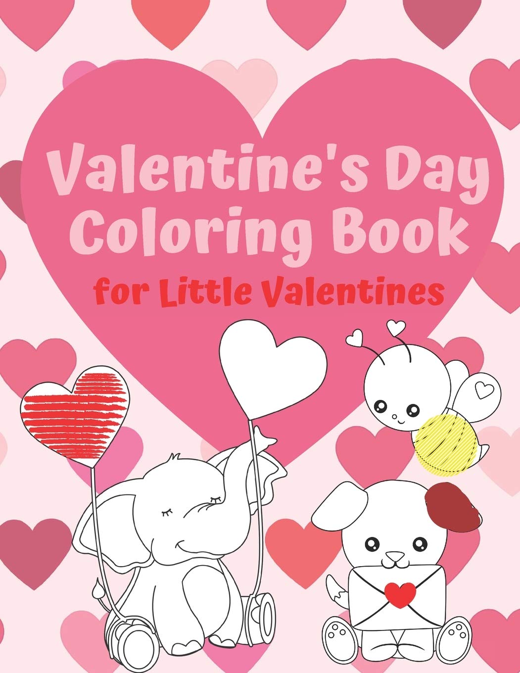 Valentine's Day Coloring Book for Little Valentines: For Artistic ...