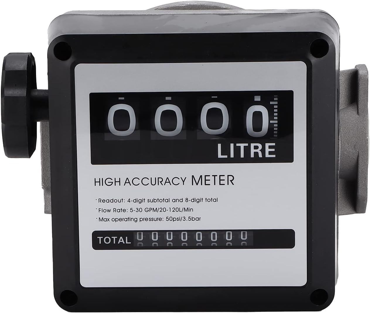 Amazon.com: Fuel Flow Meter, Flow Counter 4 Digits Fuel Flow Meter ...