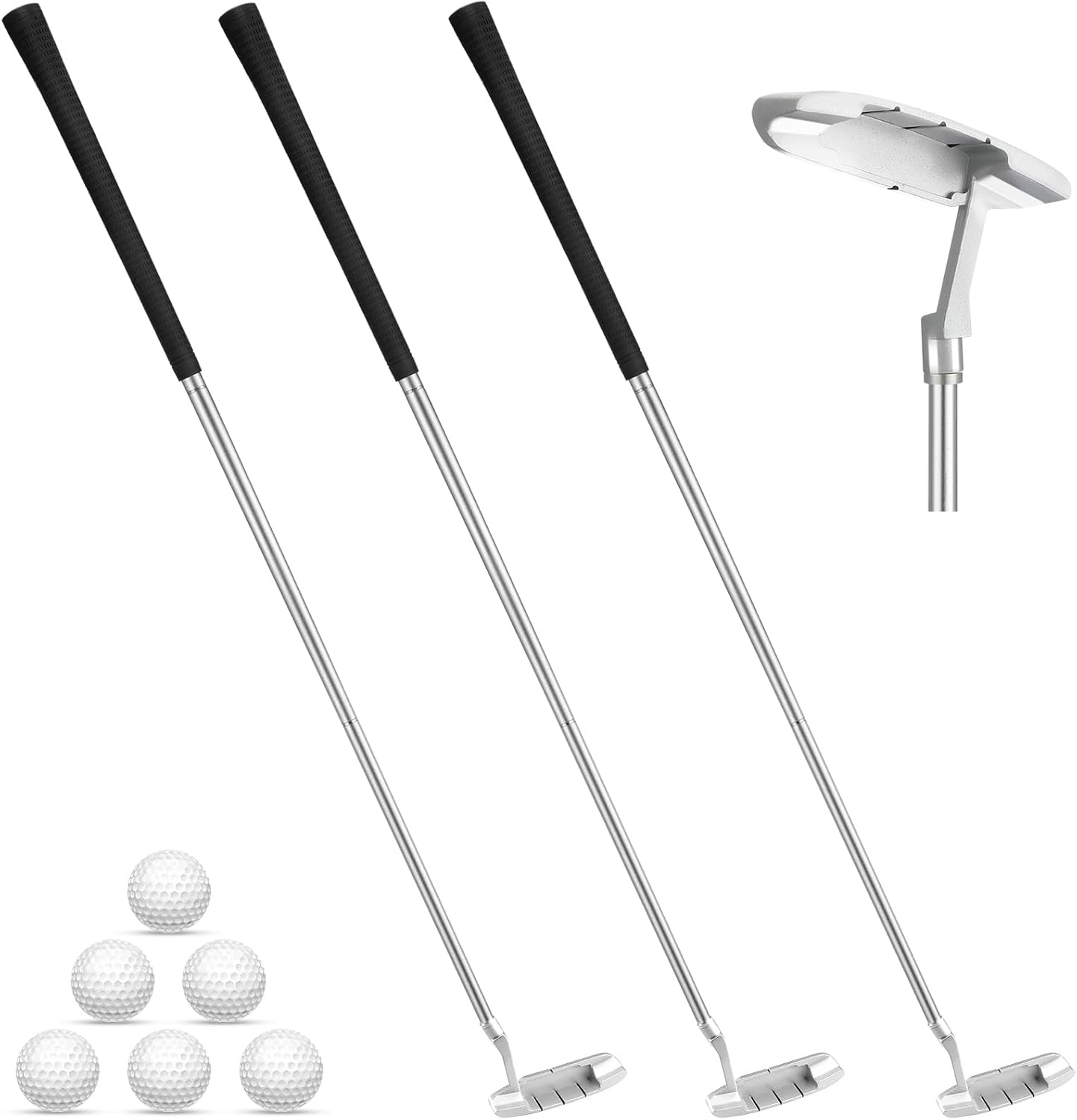 Amazon.com : Syhood 3 Sets Golf Putters for Men Right Handed Mini Golf ...