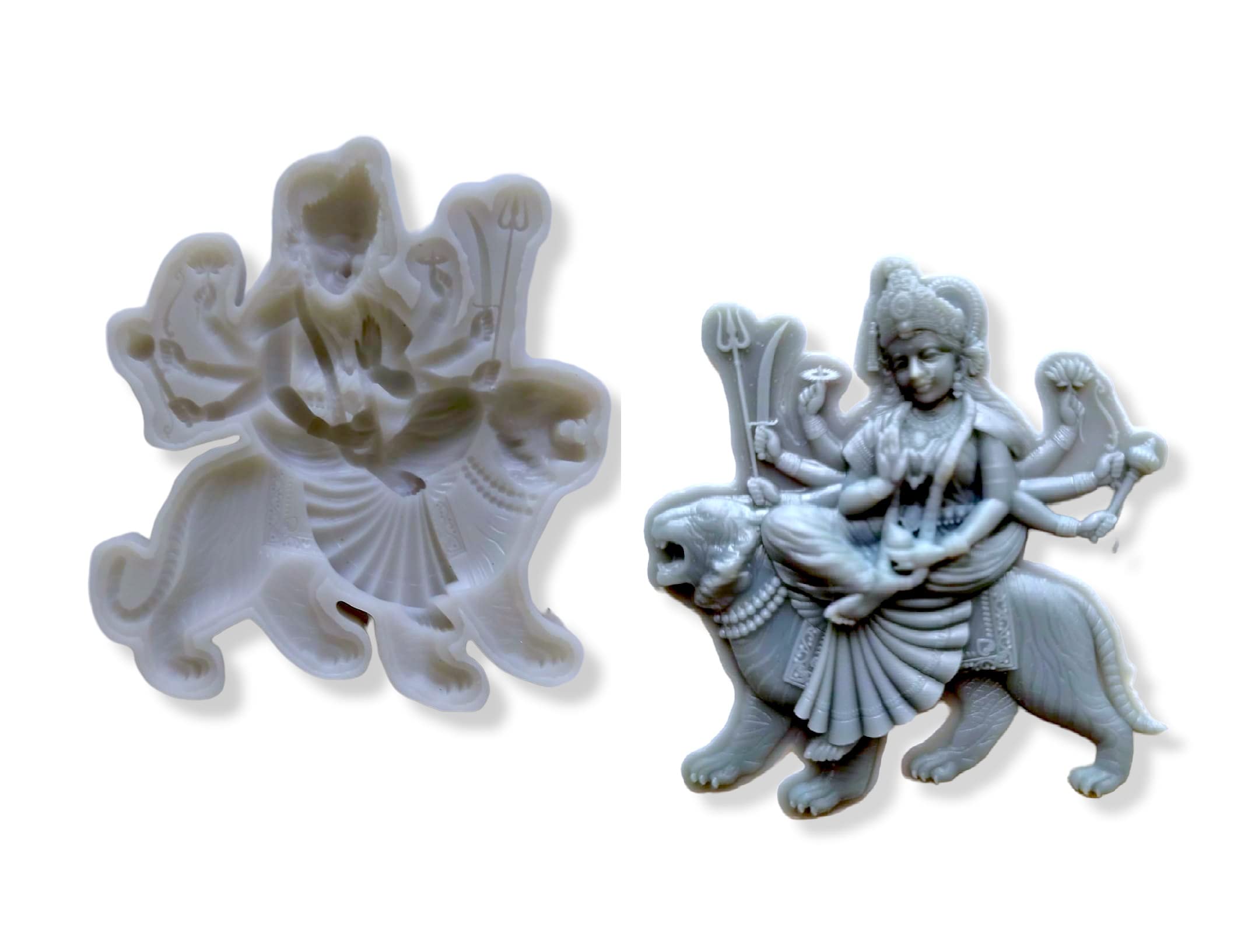 Buy ACQ Sherawali MATA Hindu God Temple Navratri Worship of The Goddess ...