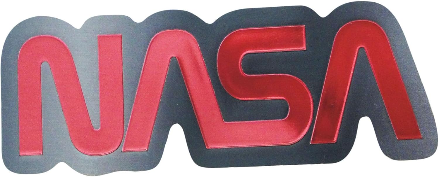 Amazon.com: NASA Space Logo Souvenir Magnet, Foil Magnet, NASA Logo ...
