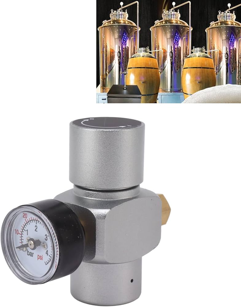 60psi Pressure Water Regulator Pressure Regulator, 1/2in FPT