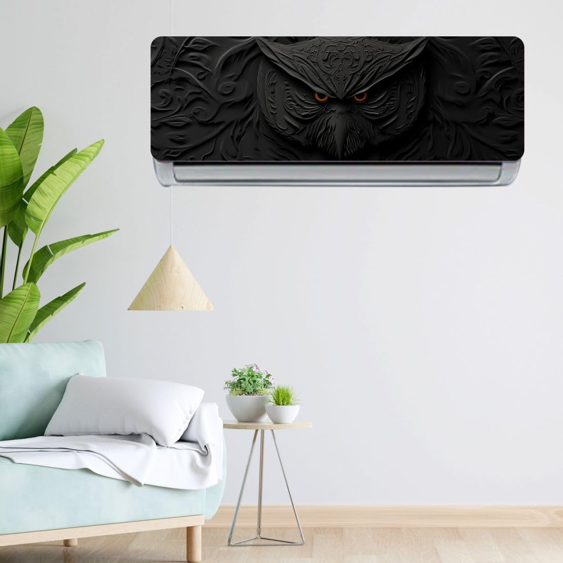 Ac Sticker Printed AC Sticker Multi Printed Wall Sticker Split Ac ...