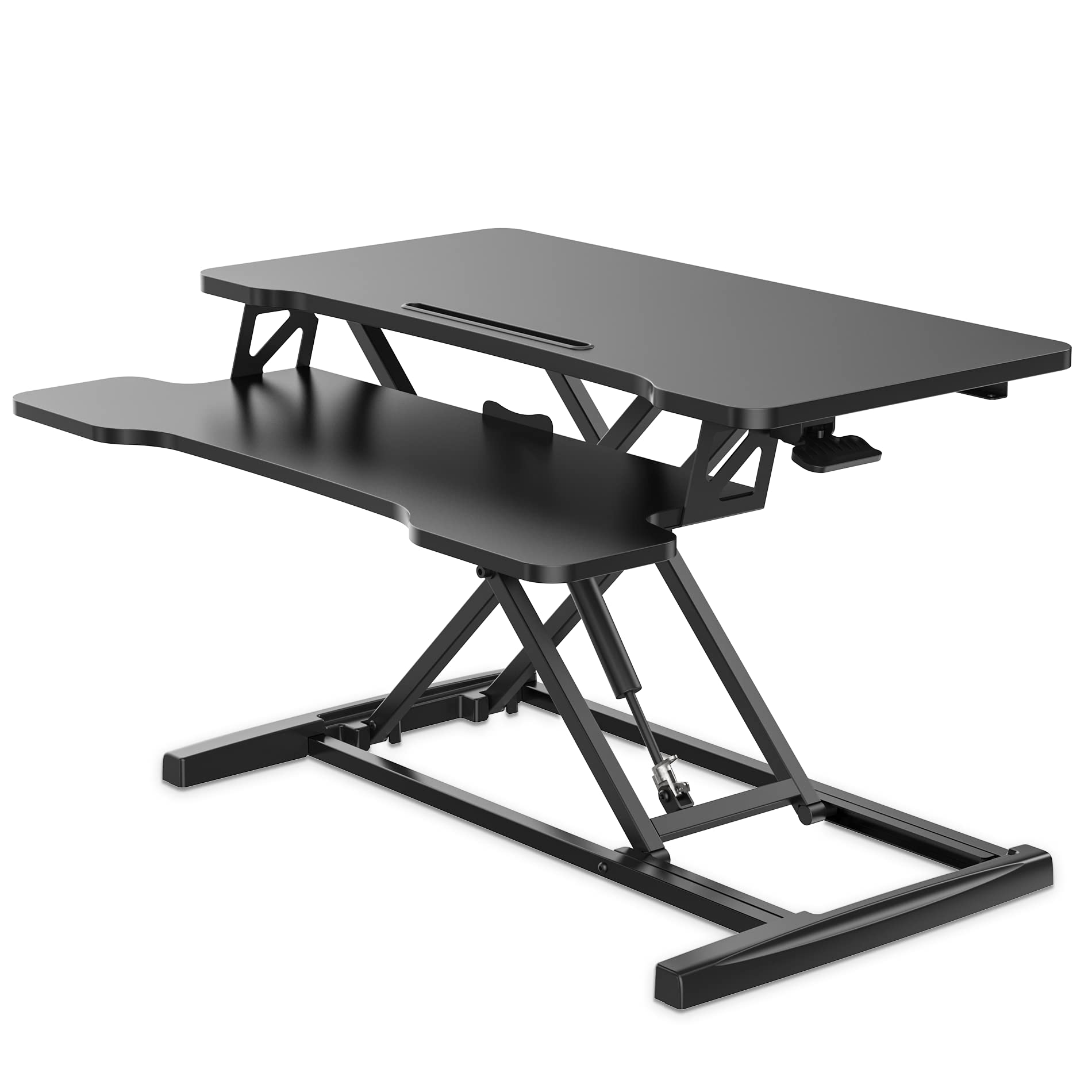 Fitueyes Standing Desk Converter 80cm Height Adjustable Sit Stand Desk ...