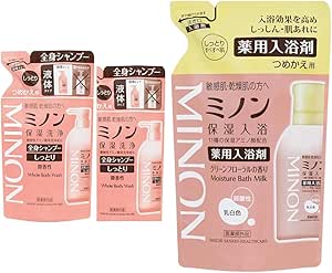Amazon | 【セット買い】ミノン全身シャンプーしっとりタイプ つめかえ用 380mL 2個セット ボディソープ 敏感肌 肌あれ防止 保湿 乾燥対策 弱酸性 低刺激性 【医薬部外品 ...