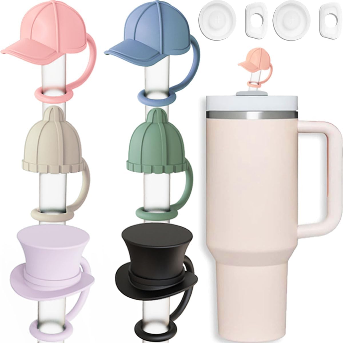 Amazon.com | FCpoipoi Straw cover cap for stanley cup, stanley straw ...
